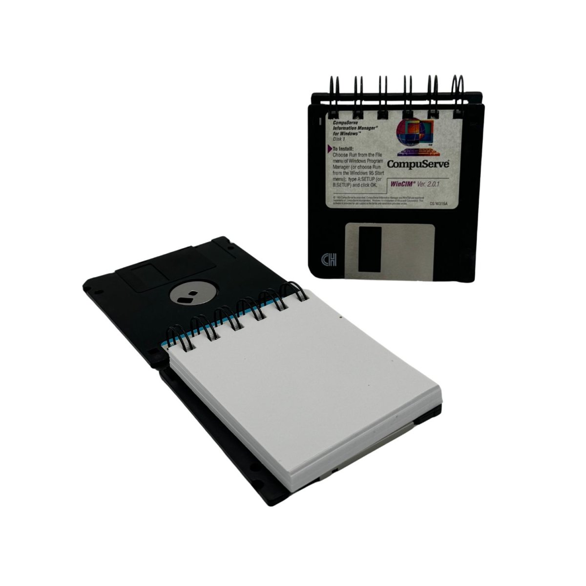 Upcycled Floppy Disc Notepad – Bytes && Pieces