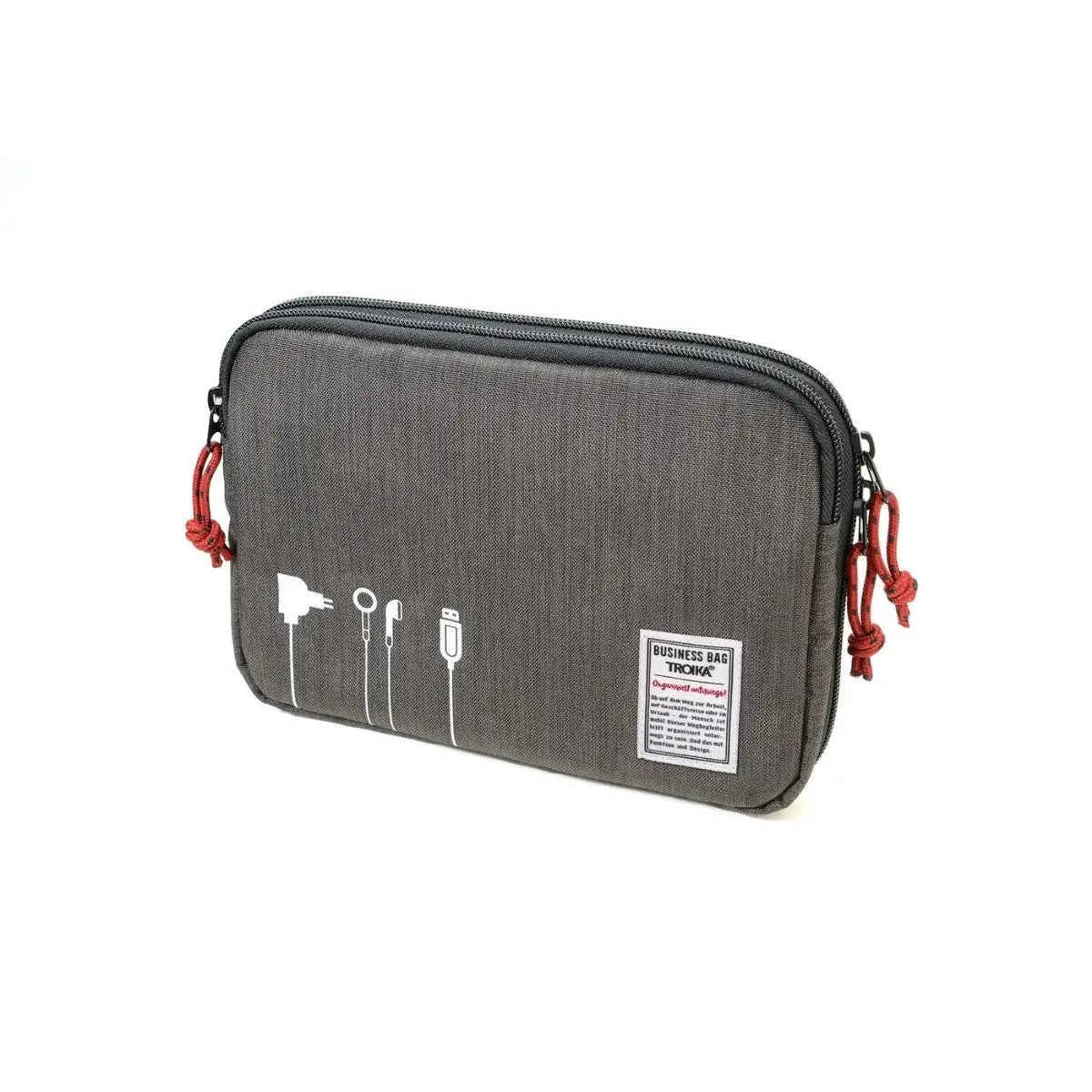 Recycled Tech/Charger Organizer Case - Gray – Bytes && Pieces